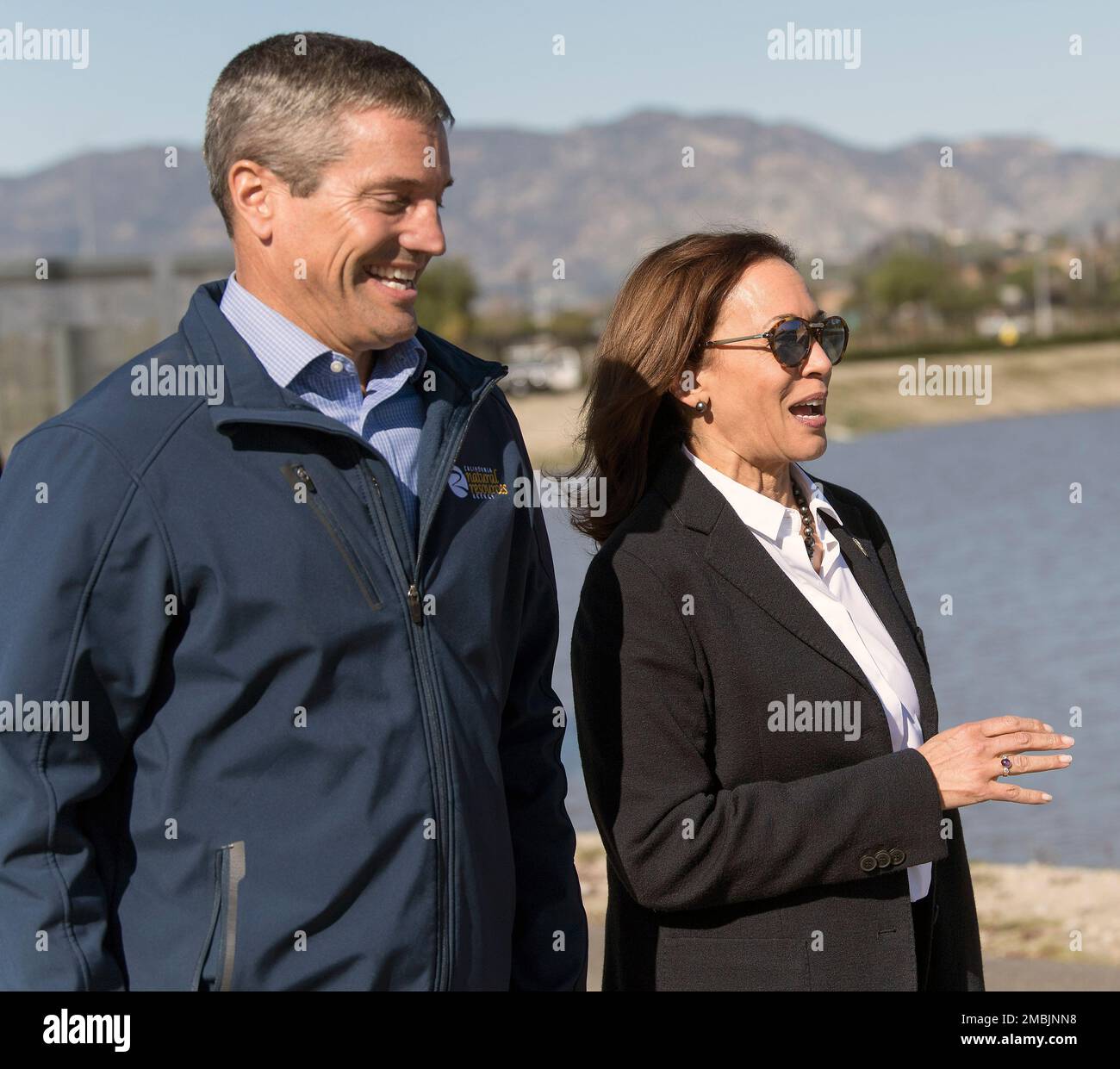 Sunland, California, USA. 20th Jan, 2023. Vice President KAMALA HARRIS ...