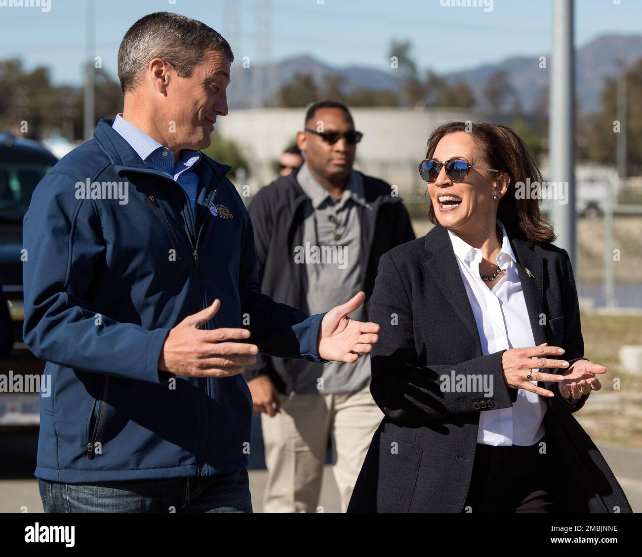 Sunland, California, USA. 20th Jan, 2023. Vice President KAMALA HARRIS ...