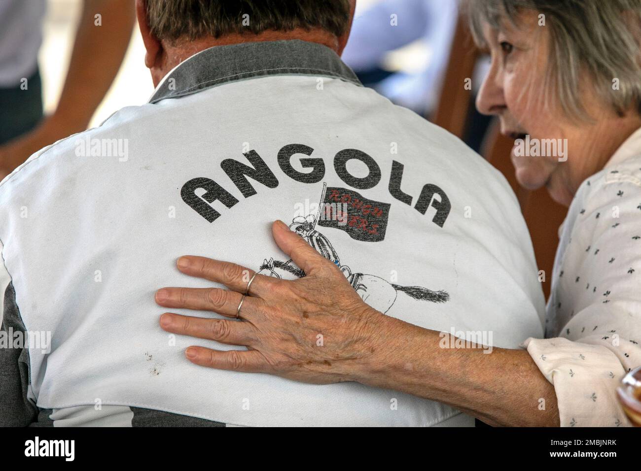 Pat Travis, right takes advantage of the crafts fair at the Angola ...