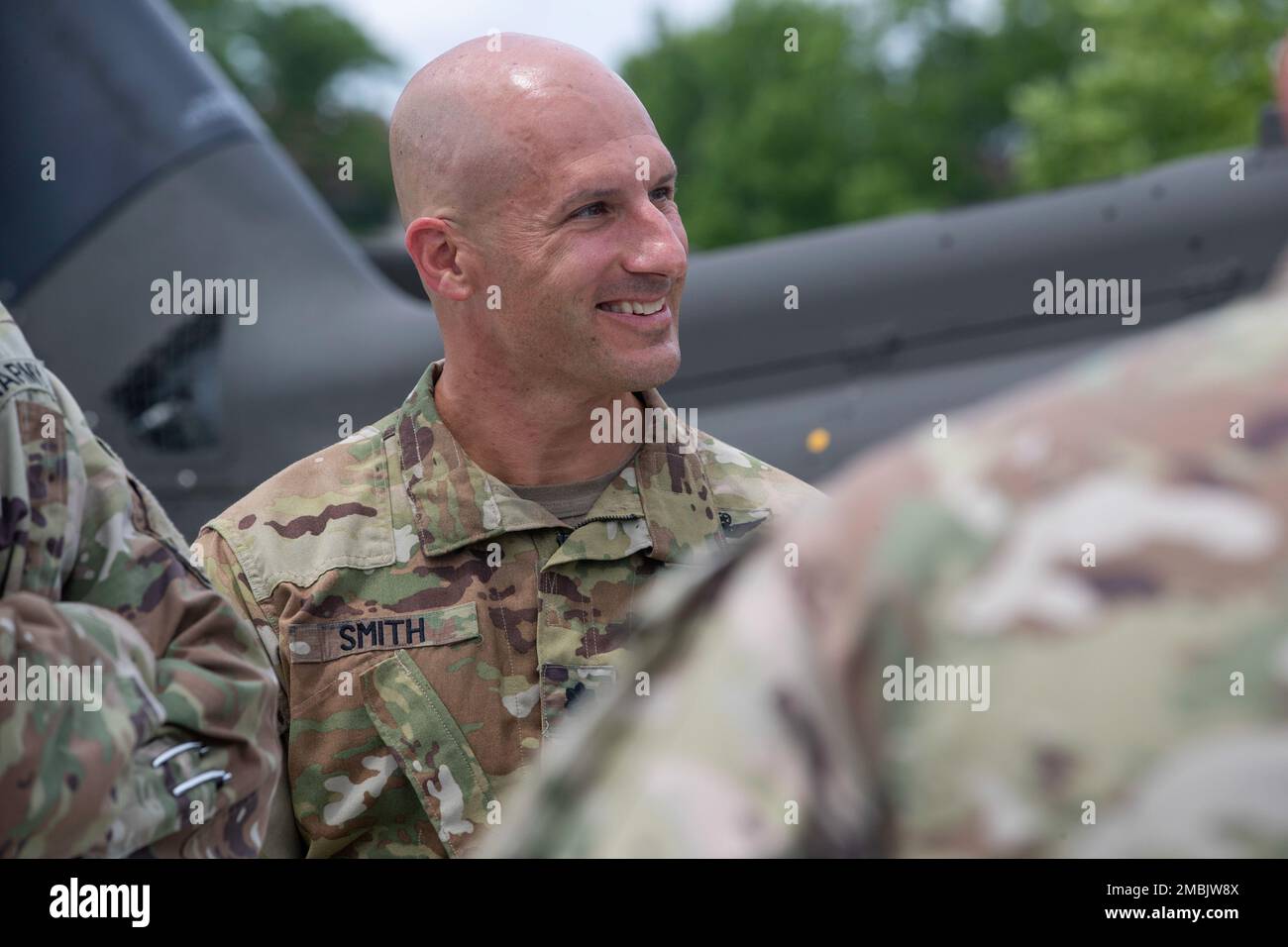 U.S. Army Lt. Col. Ryan Smith, commander of the New Jersey National ...