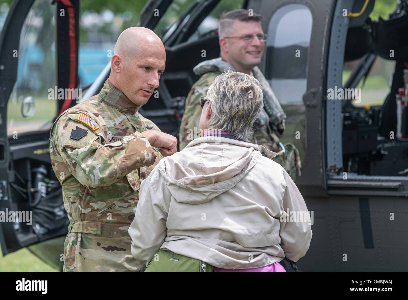 U.S. Army Lt. Col. Ryan Smith, commander of the New Jersey National ...