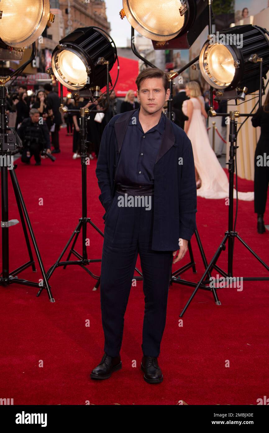 Alan Leach poses for photographers upon arrival at the World premiere ...