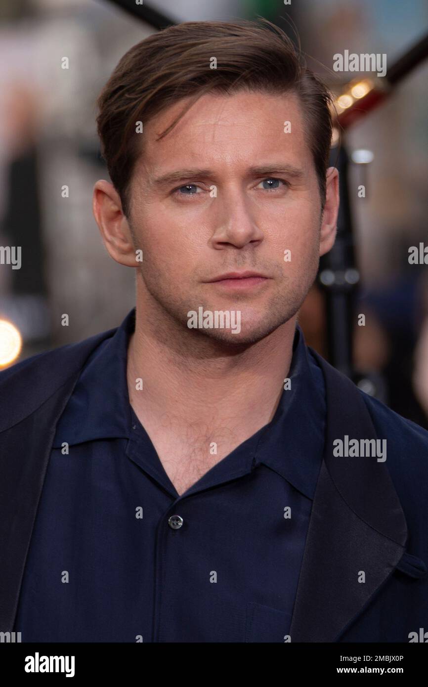 Alan Leach poses for photographers upon arrival at the World premiere ...