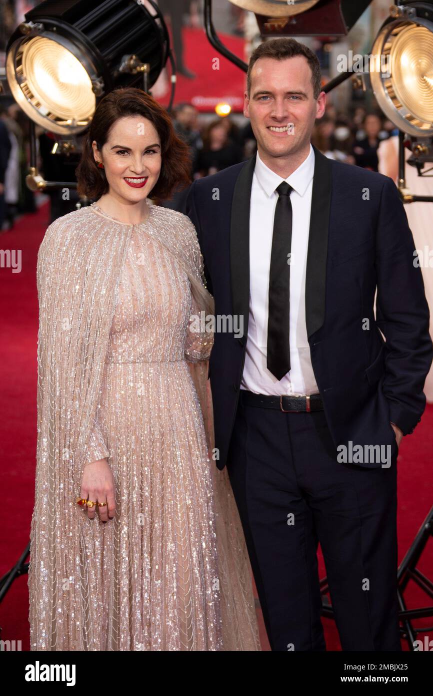 Michelle Dockery poses for photographers upon arrival at the World ...