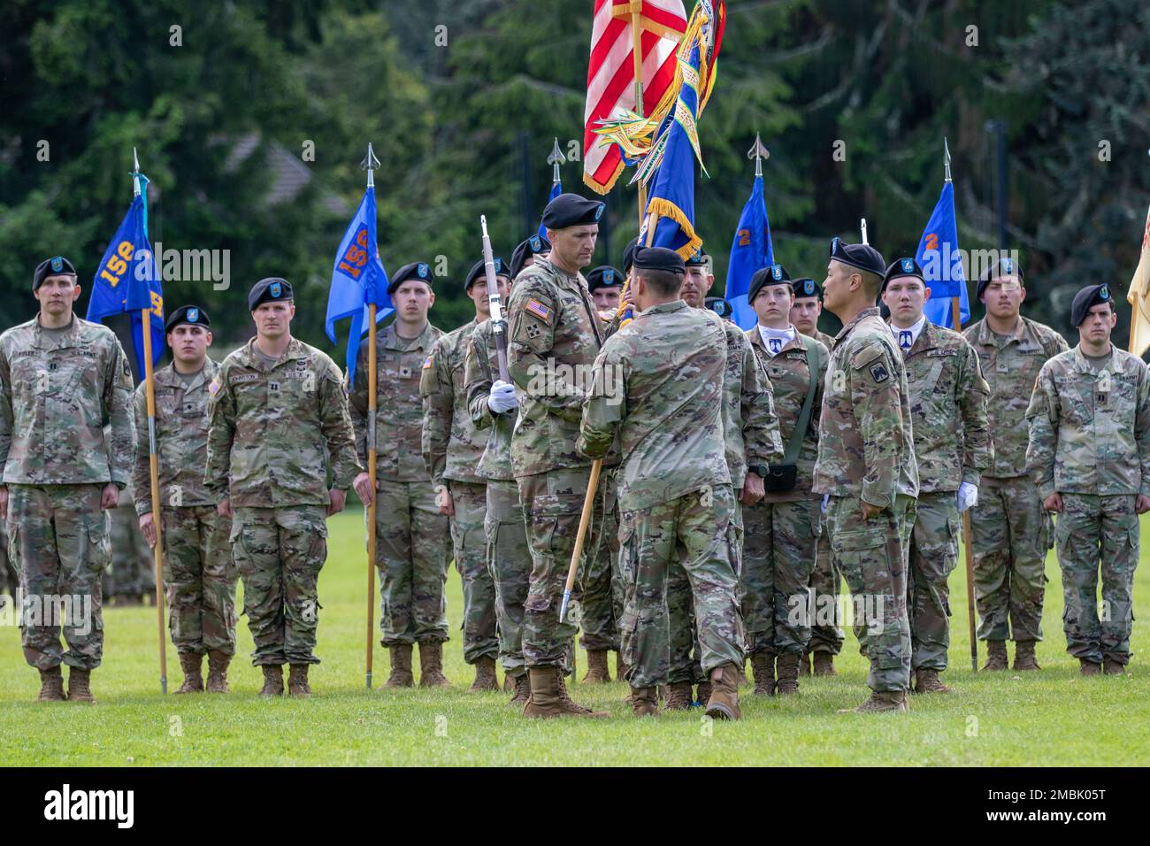 Lt. Col. Simon Kim relinquishes command of the 1-229th Attack Battalion ...