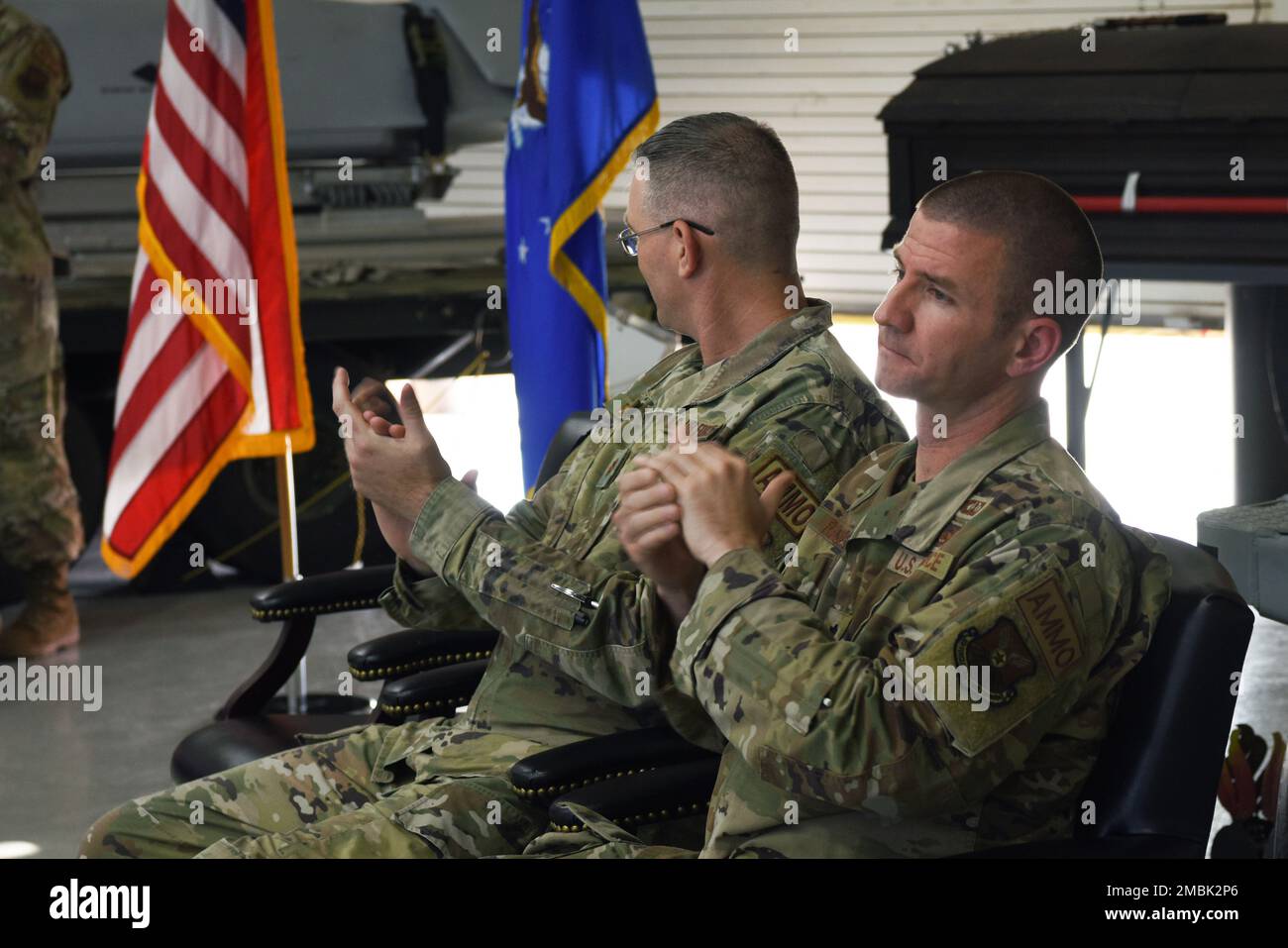 Lt. Col. Craig Rasley, incoming commander of the 7th Munitions Squadron ...