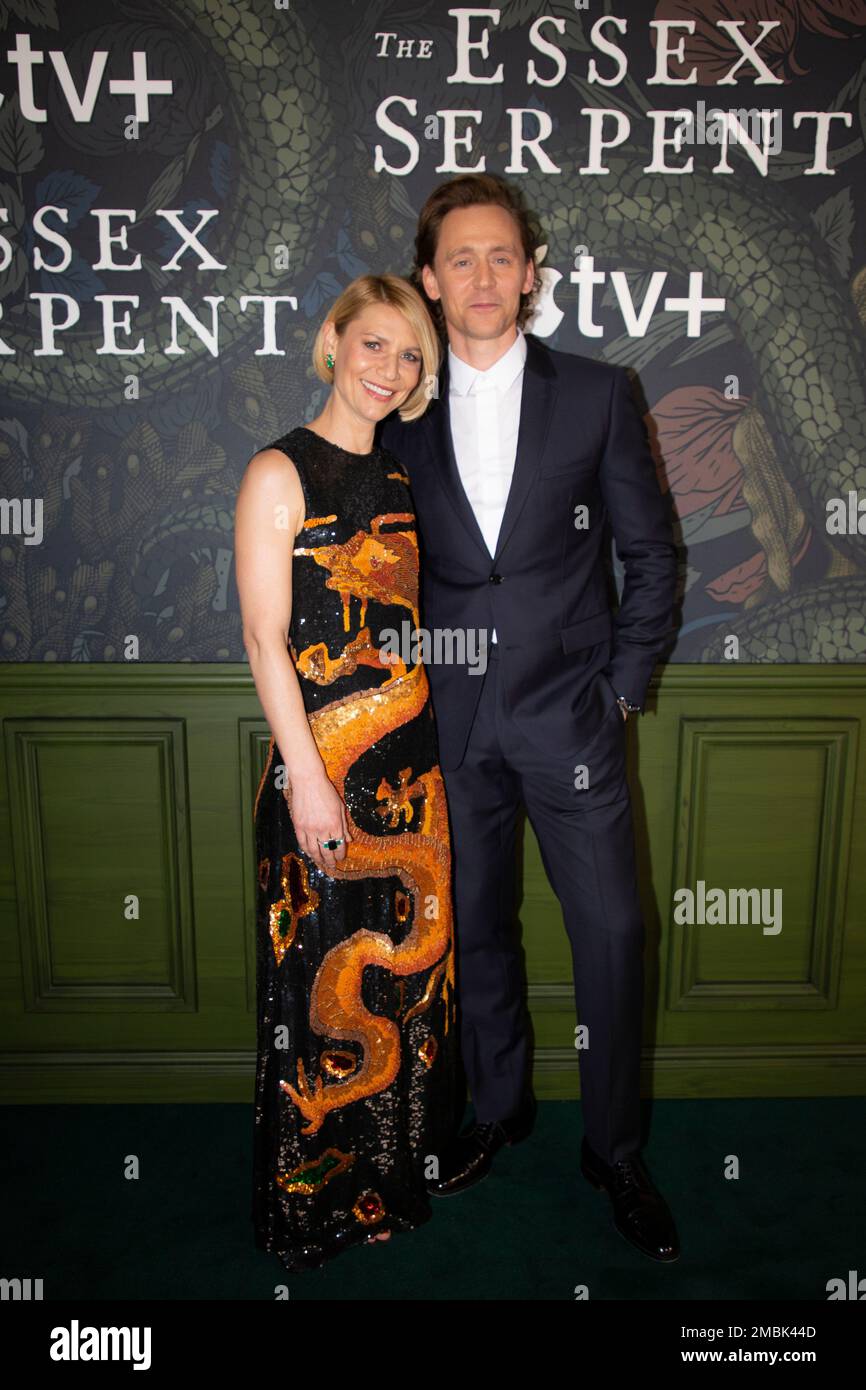 Claire Danes and Tom Hiddleston pose for photographers for a special ...
