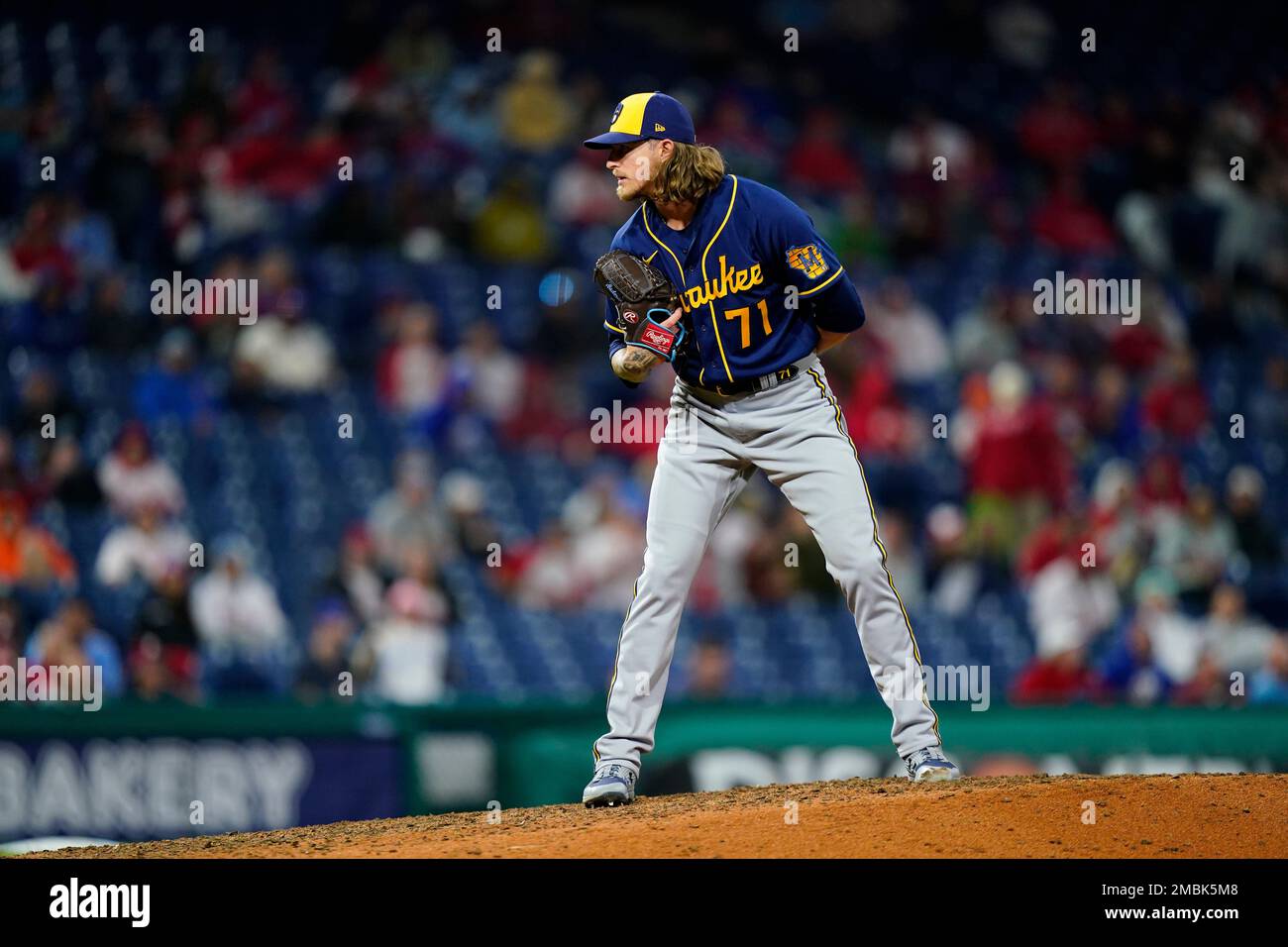 Milwaukee Brewers' Josh Hader plays during a baseball game, Sunday ...