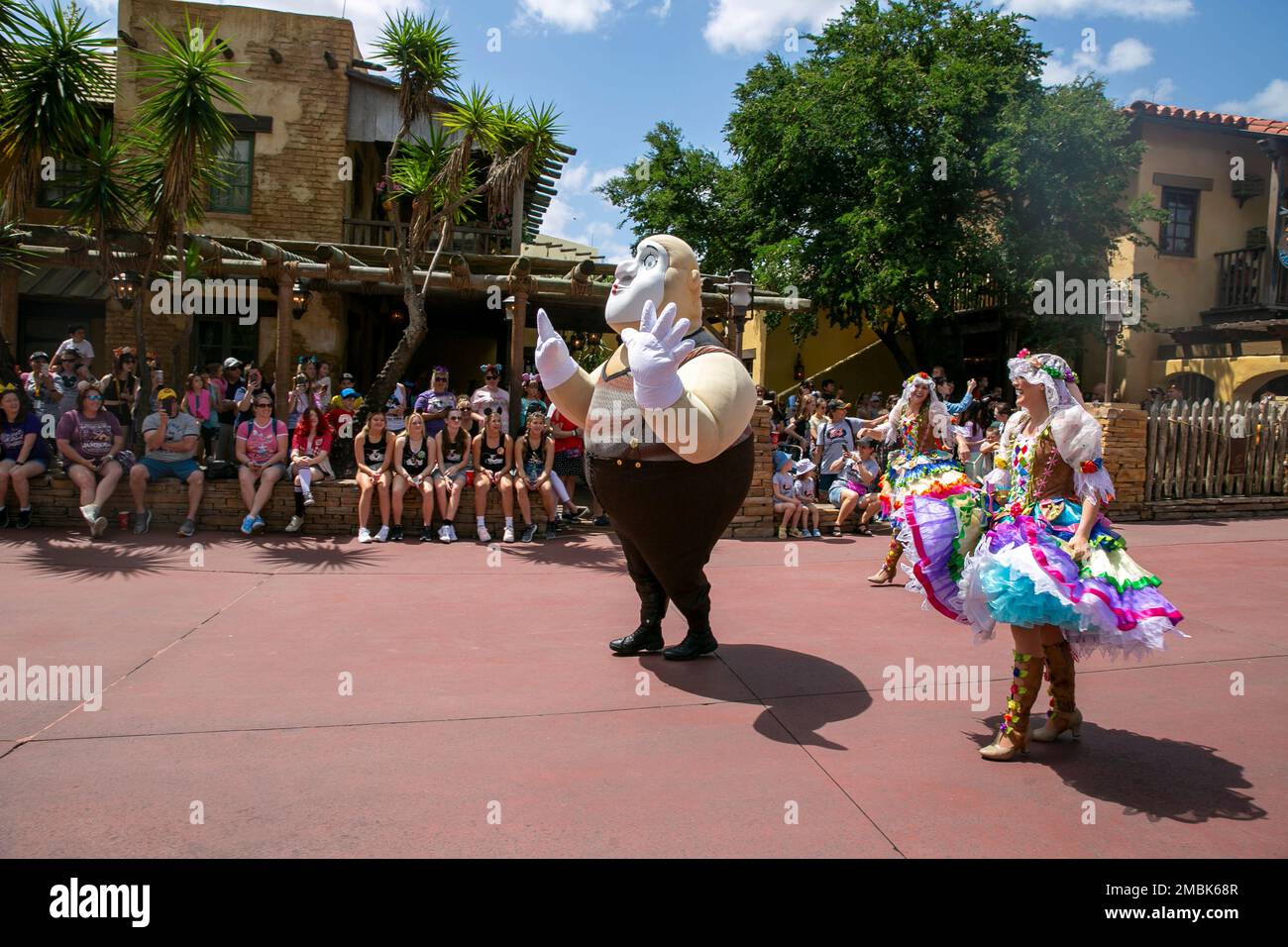An actor dressed as Ulf the mime from Tangled performs in the Festival ...