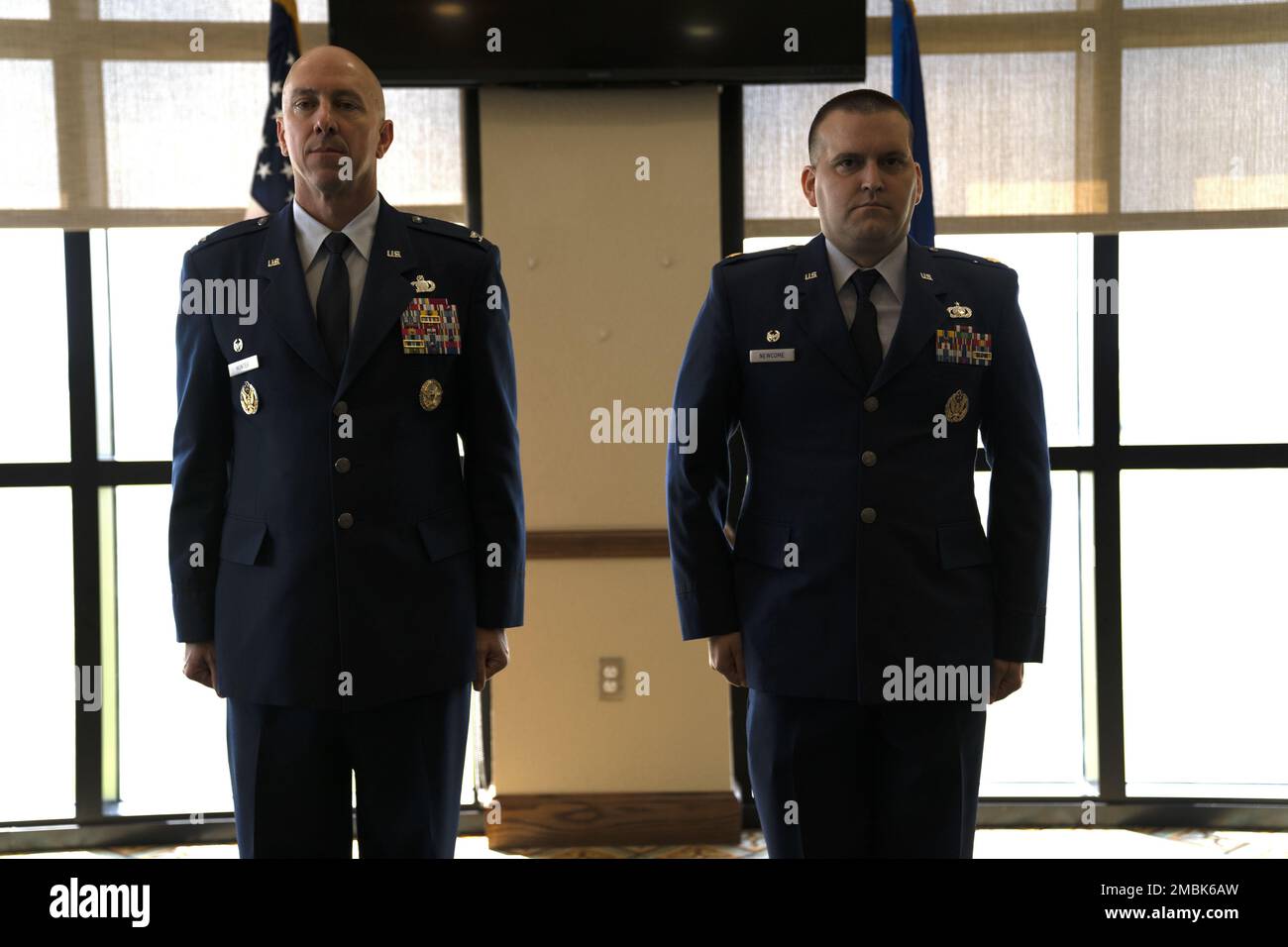 U.S. Air Force Col. William Hunter, 81st Training Wing commander and ...