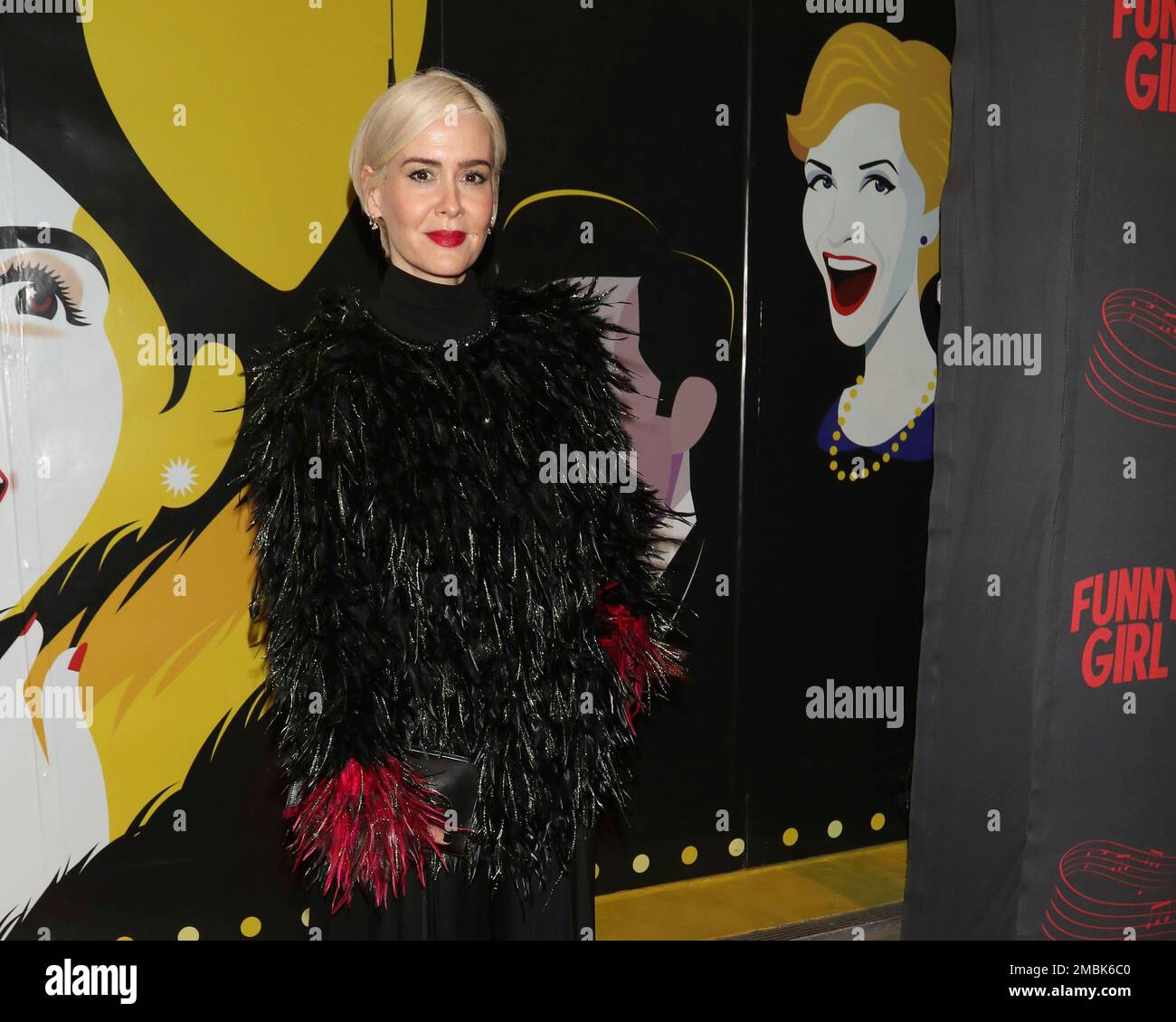 Sarah Paulson attends the Broadway opening night of "Funny Girl," at ...