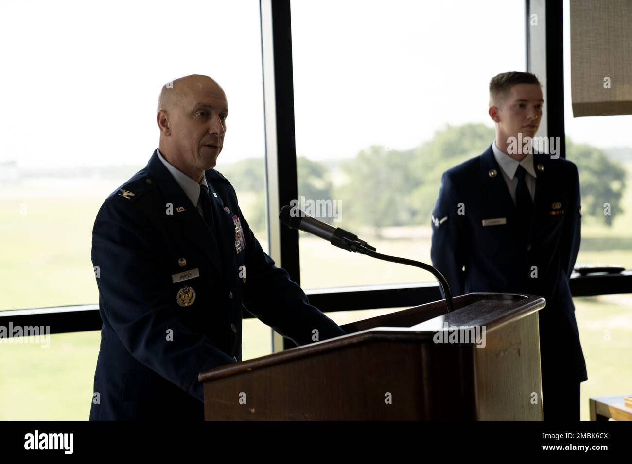 U.S. Air Force Col. William Hunter, 81st Training Wing commander ...