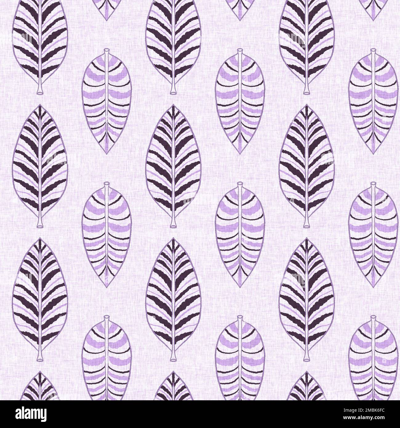 Gender neutral purple botanical foliage seamless raster background ...