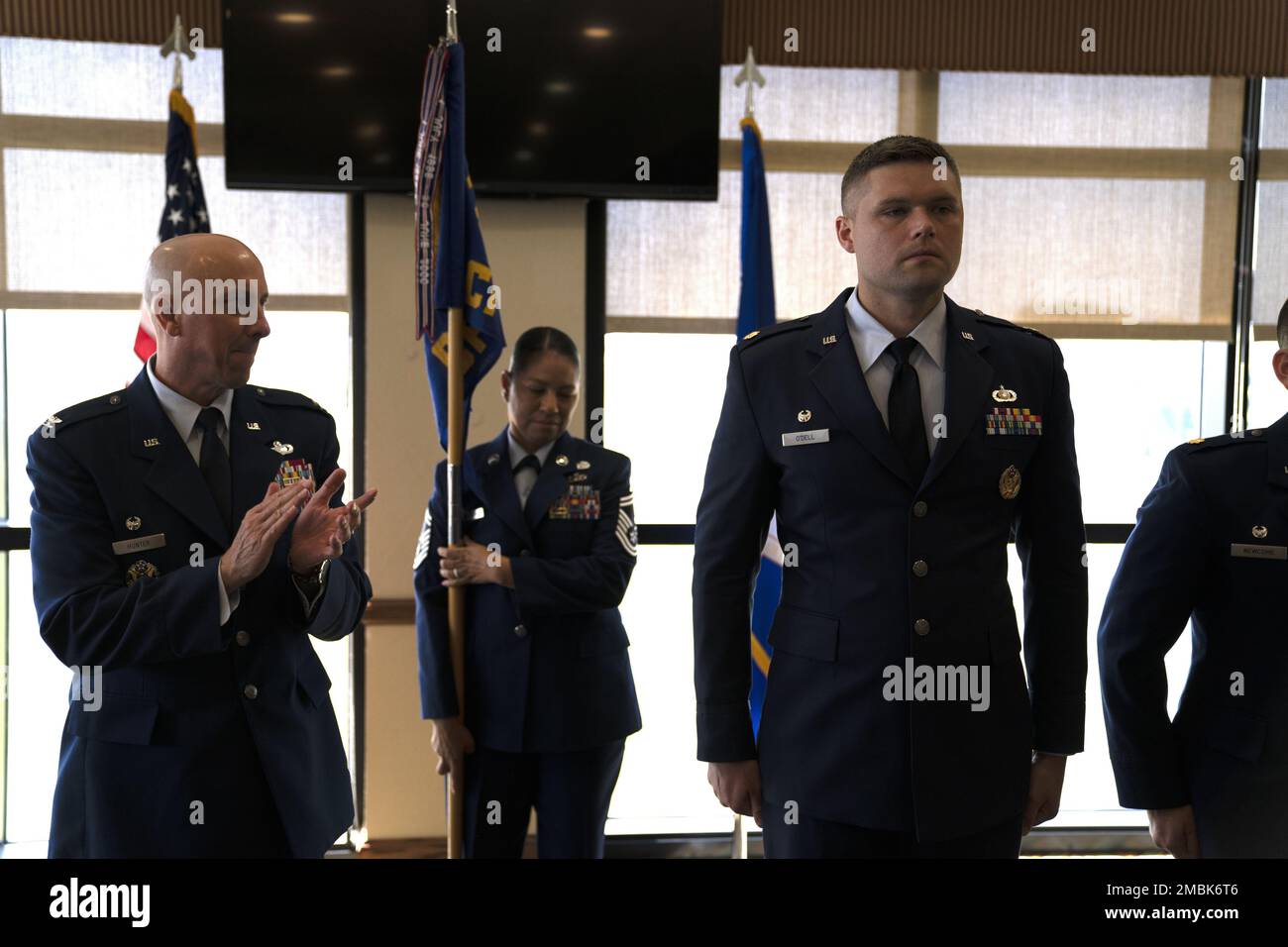 U.S. Air Force Col. William Hunter, 81st Training Wing commander ...