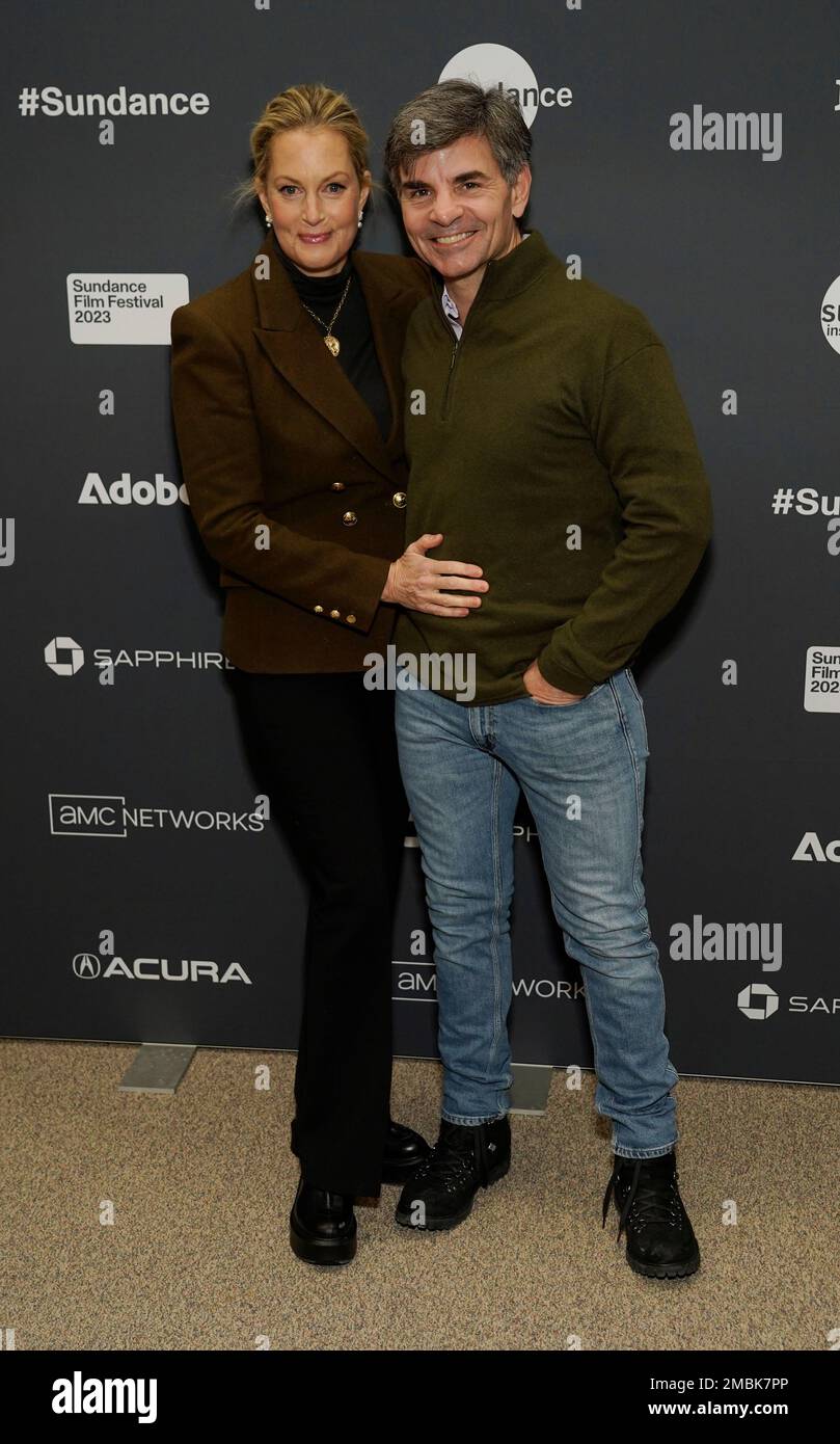 Executive producers Ali Wentworth, left, and George Stephanopolous pose ...