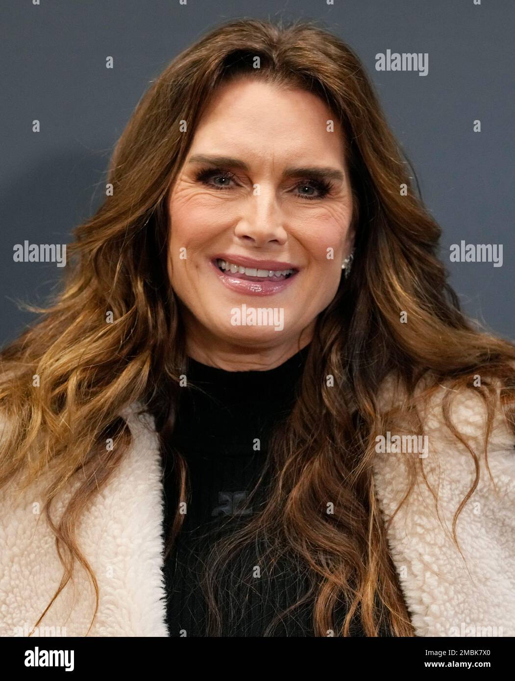 Brooke Shields poses at the premiere of the film "Pretty Baby: Brooke ...