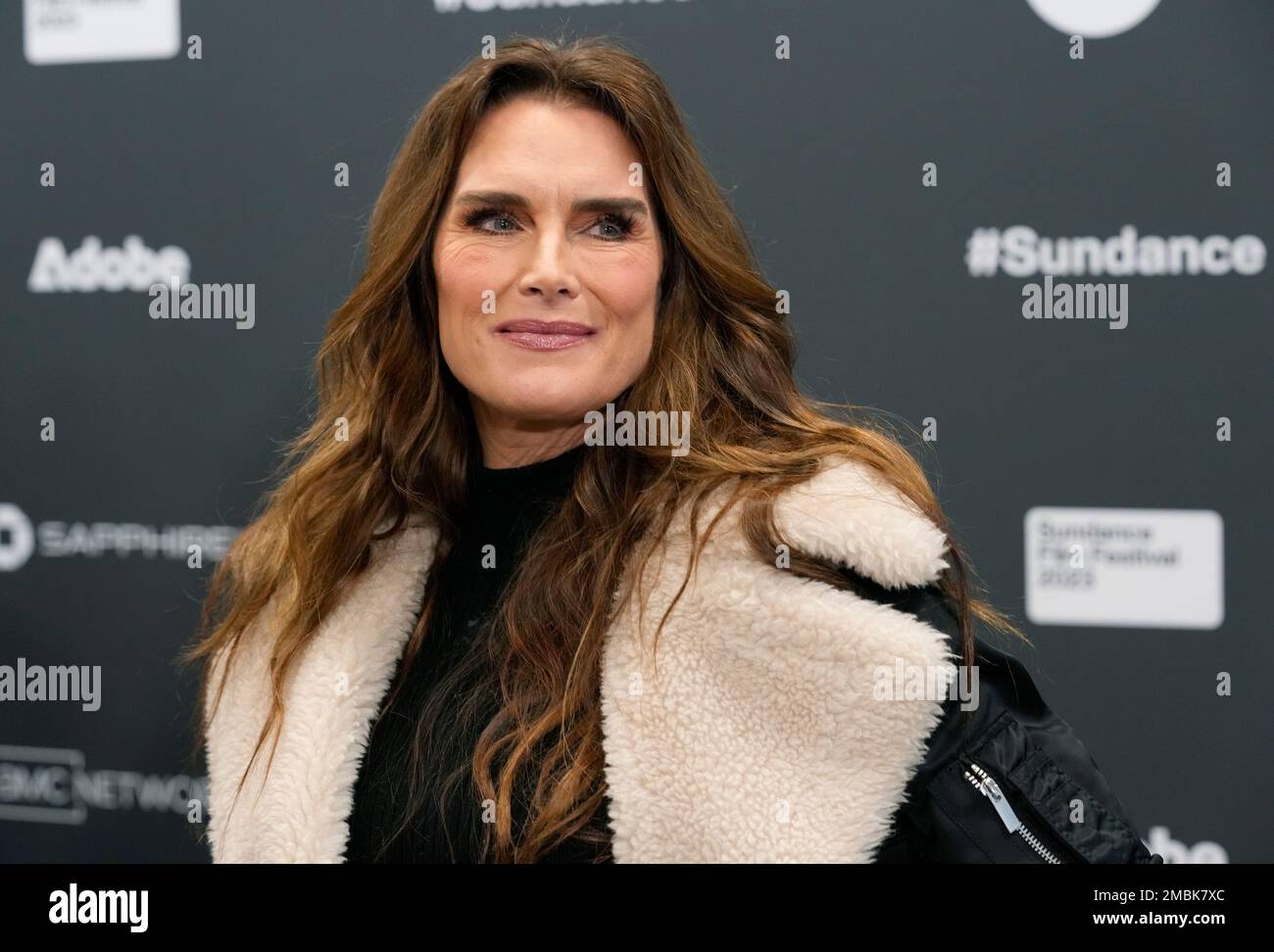 Brooke Shields poses at the premiere of the film "Pretty Baby: Brooke ...