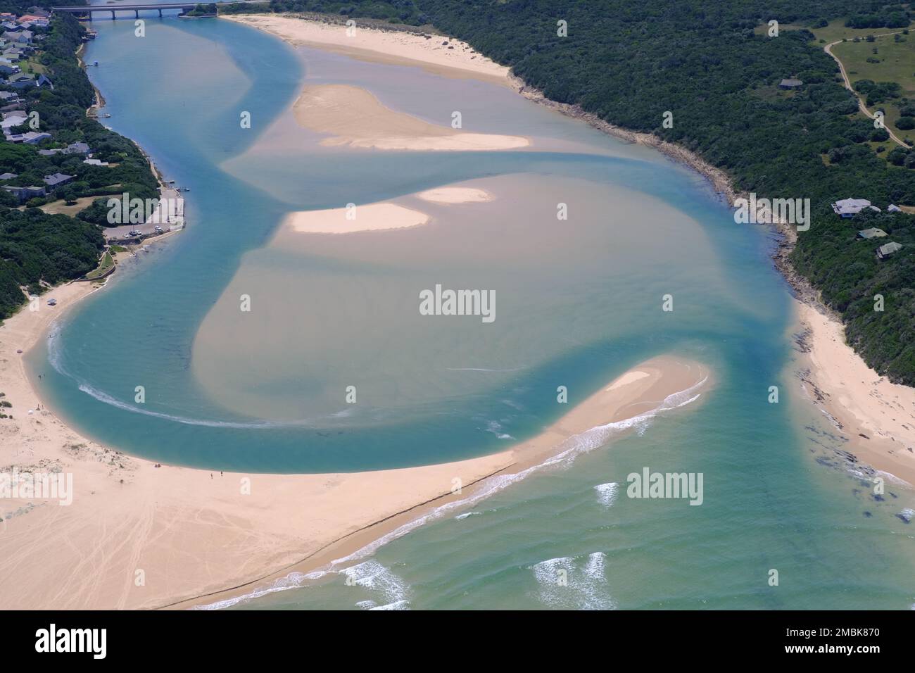 Kariega River mouth, Eastern Cape, South Africa Stock Photo - Alamy
