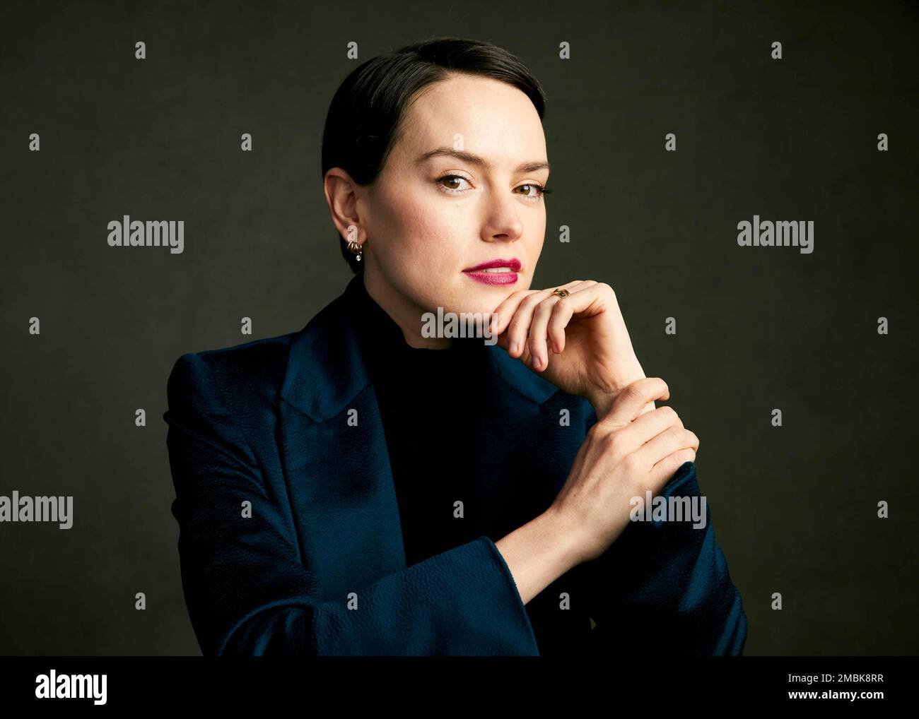 Daisy Ridley poses for a portrait to promote the film "Sometimes I ...