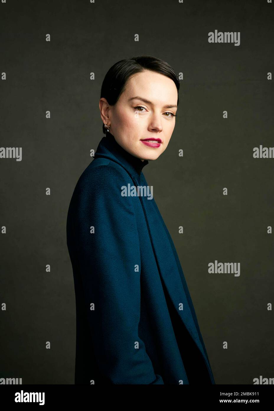 Daisy Ridley poses for a portrait to promote the film "Sometimes I ...