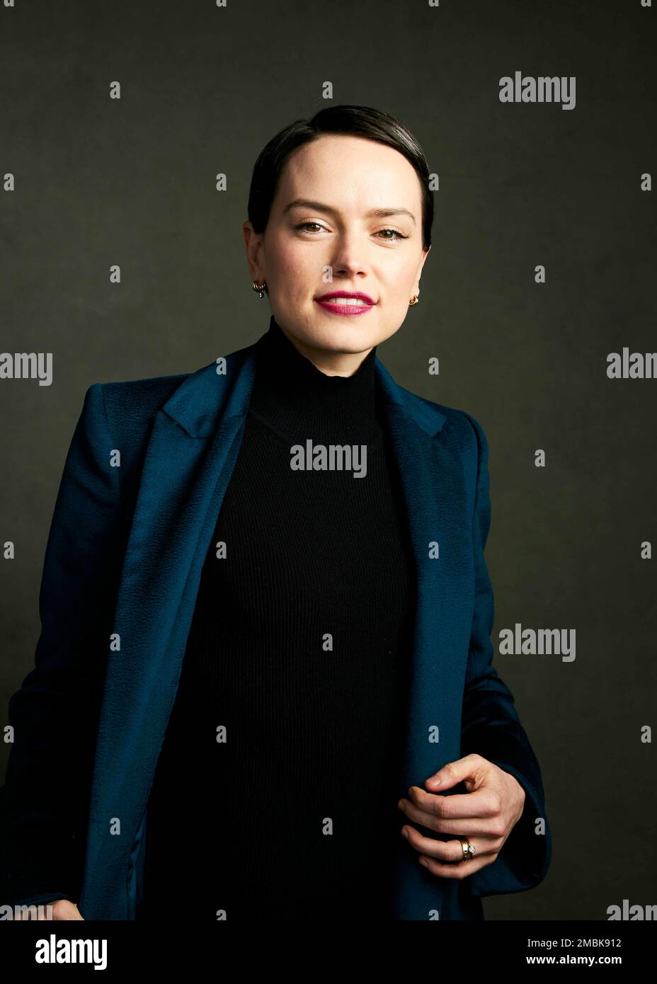 Daisy Ridley poses for a portrait to promote the film "Sometimes I ...