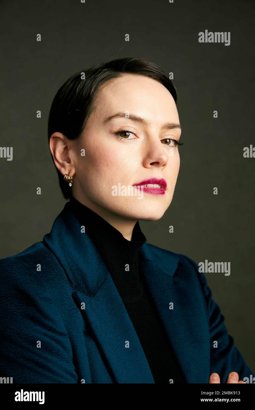 Daisy Ridley poses for a portrait to promote the film "Sometimes I ...