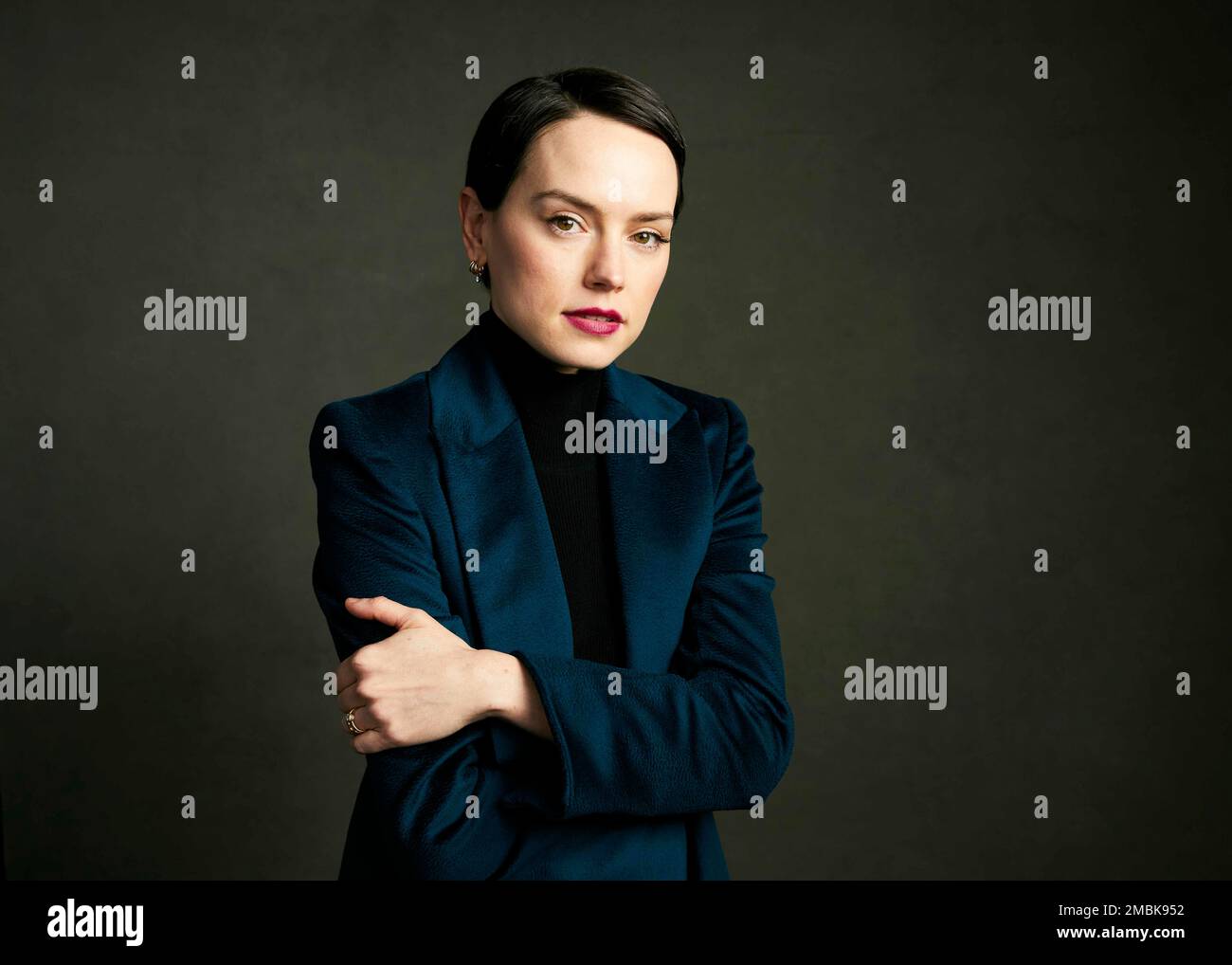 Daisy Ridley poses for a portrait to promote the film "Sometimes I ...