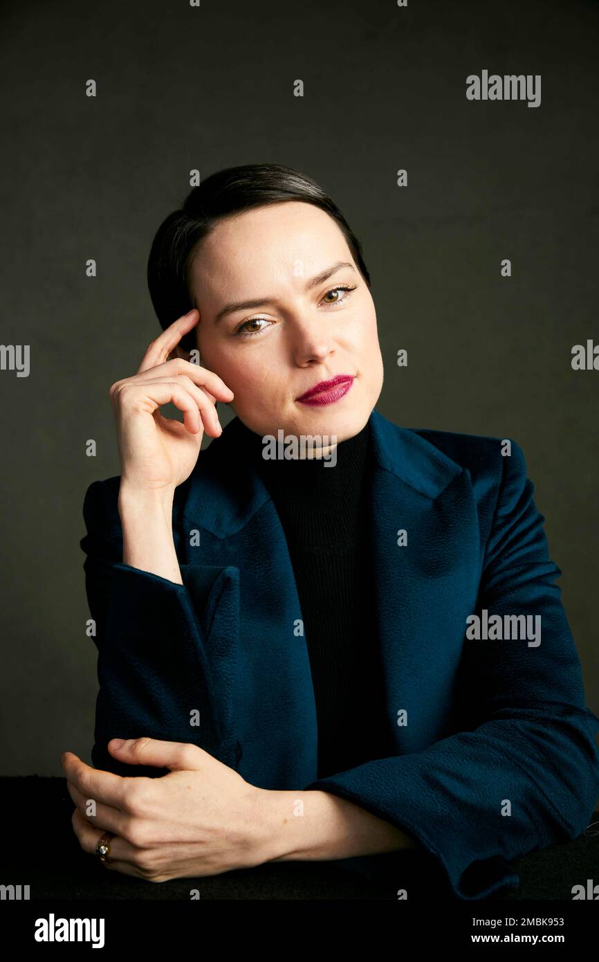Daisy Ridley poses for a portrait to promote the film "Sometimes I ...