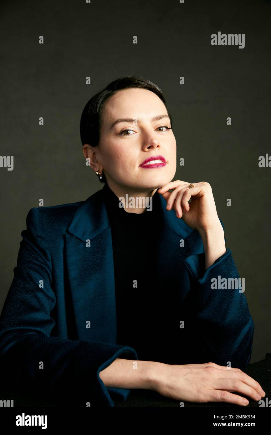 Daisy Ridley poses for a portrait to promote the film "Sometimes I ...