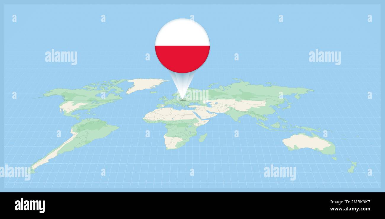 poland location on the world map
