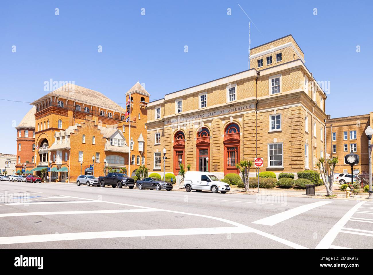 Americus, Georgia, USA - April 19, 2022: The Municipal Building City of ...