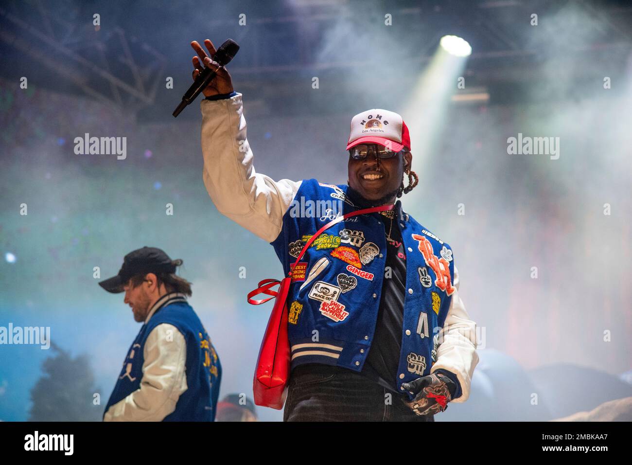 Jabari Manwa of Brockhampton performs at the Coachella Music & Arts ...