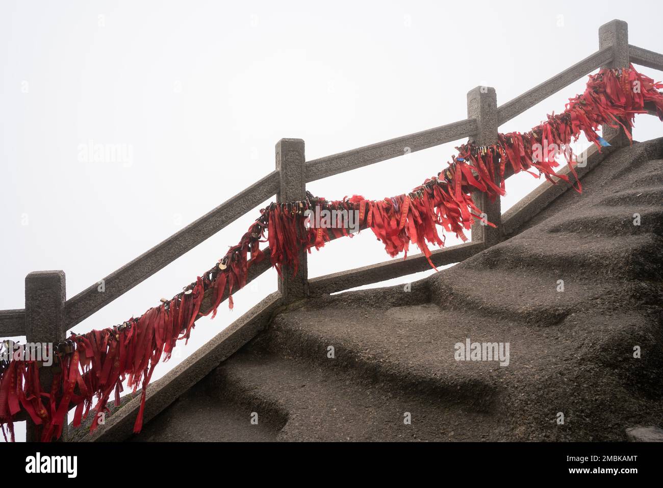 Anhui huangshan mountain scenery Stock Photo - Alamy