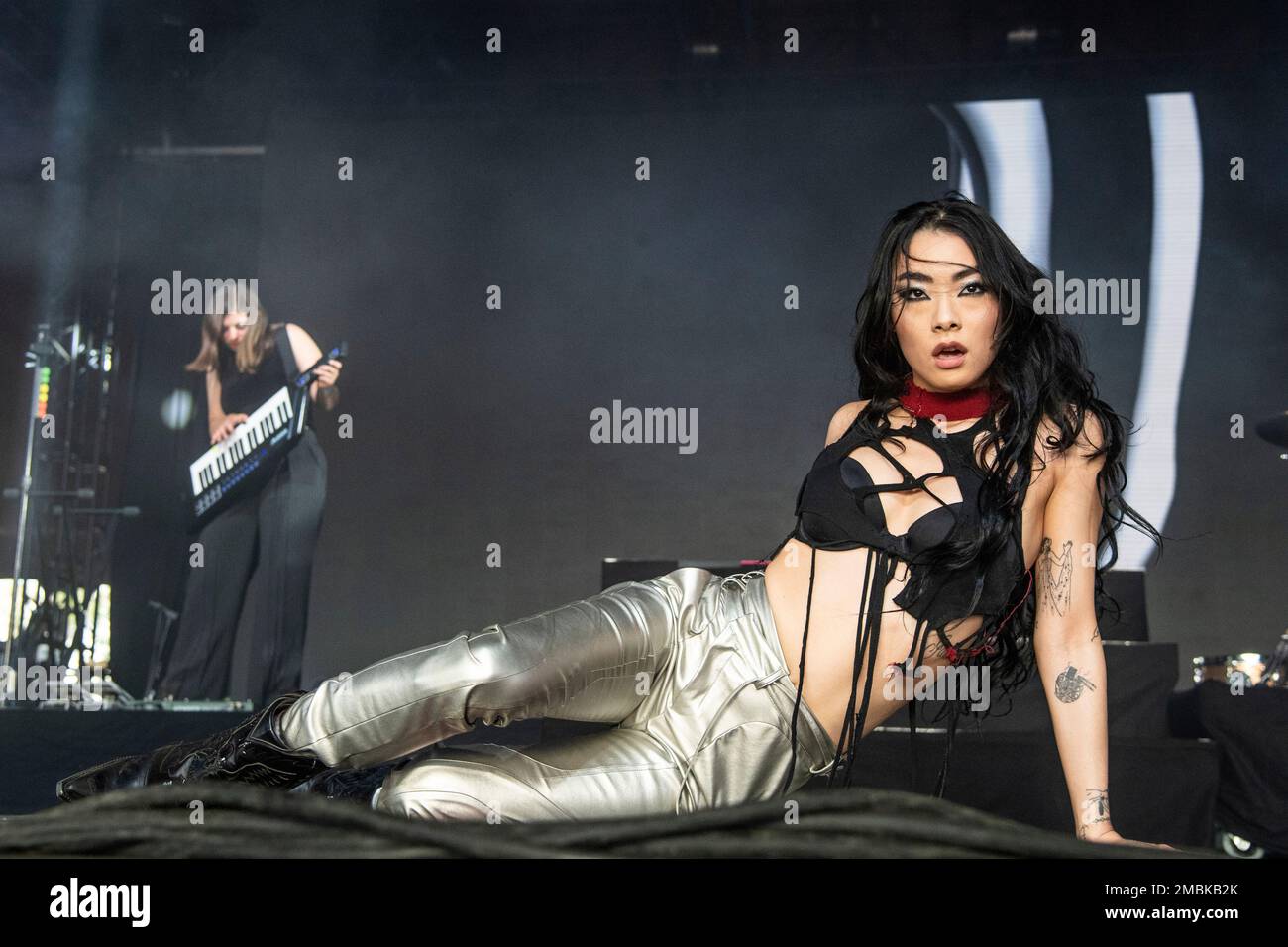 Rina Sawayama performs at the Coachella Music & Arts Festival at the ...