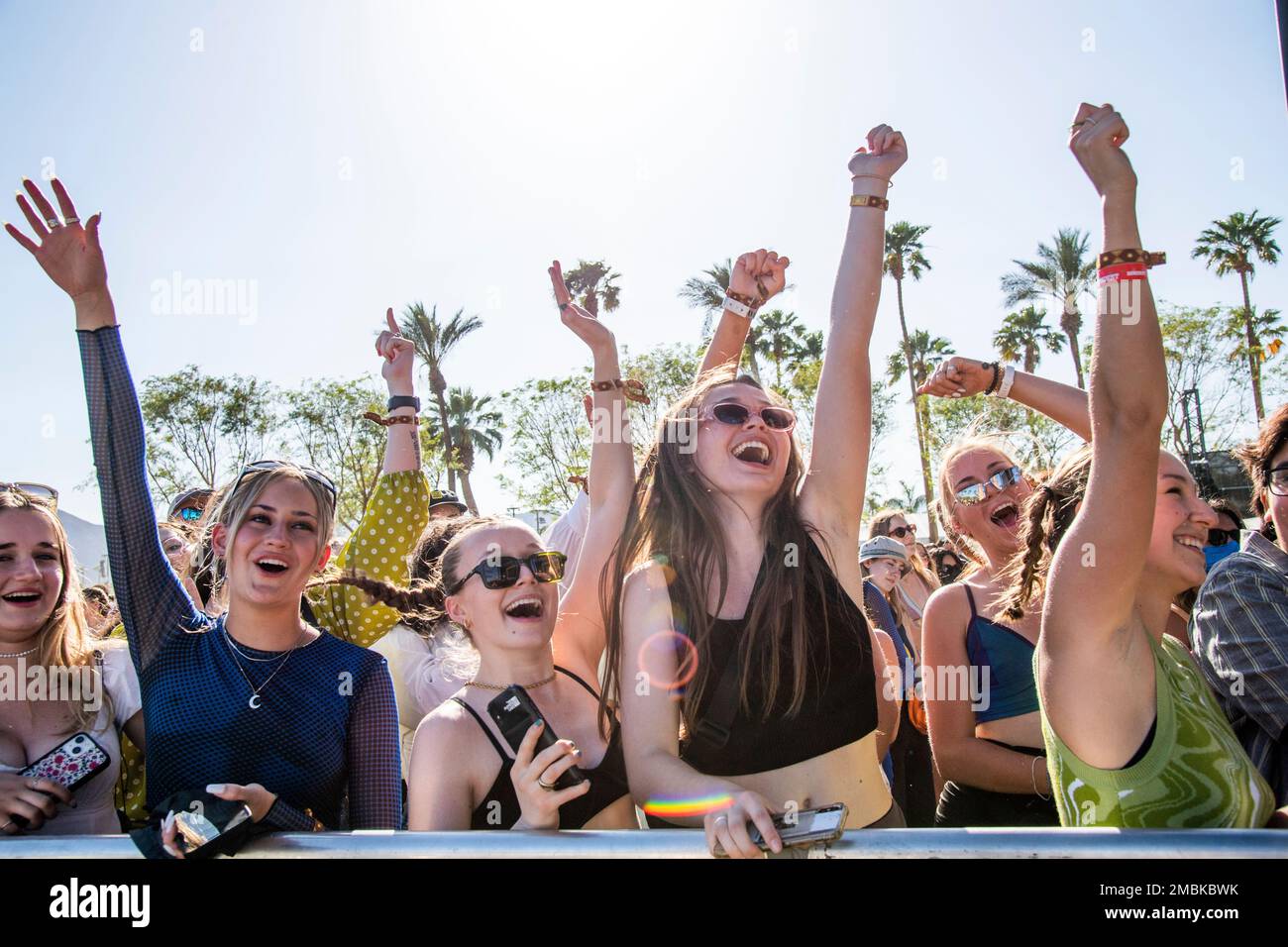 Festival goers are seen at the Coachella Music & Arts Festival at the ...
