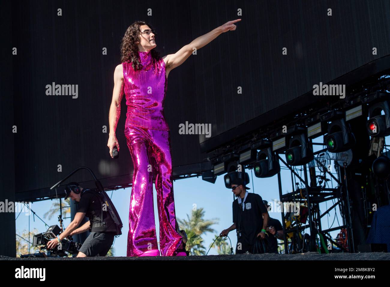 Conan Gray performs at the Coachella Music & Arts Festival at the ...