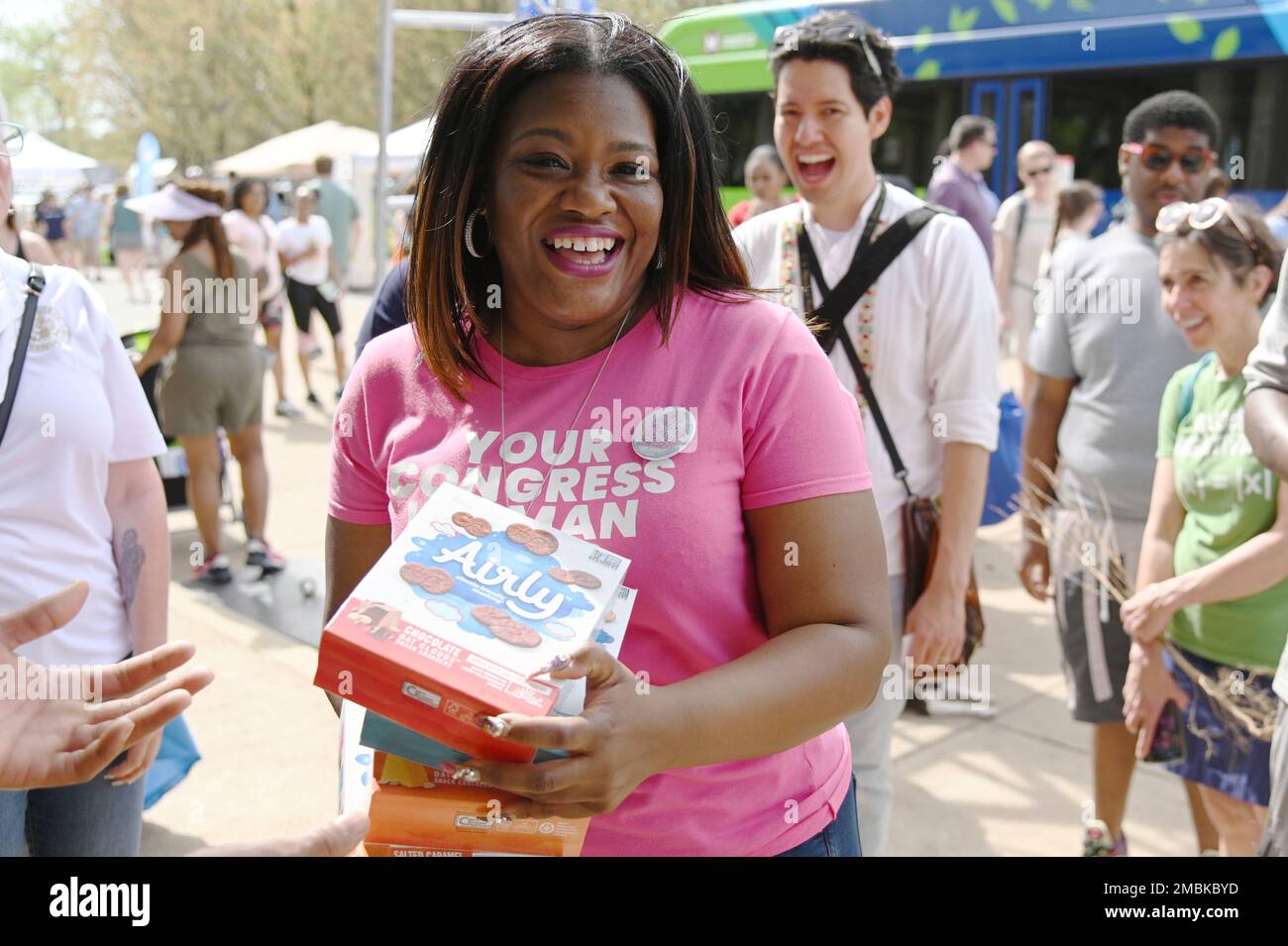 IMAGE DISTRIBUTED FOR AIRLY FOODS - US Congresswoman Cori Bush (D-Mo ...