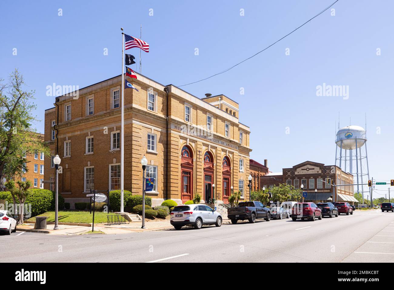 Americus, Georgia, USA - April 19, 2022: The Municipal Building City of ...