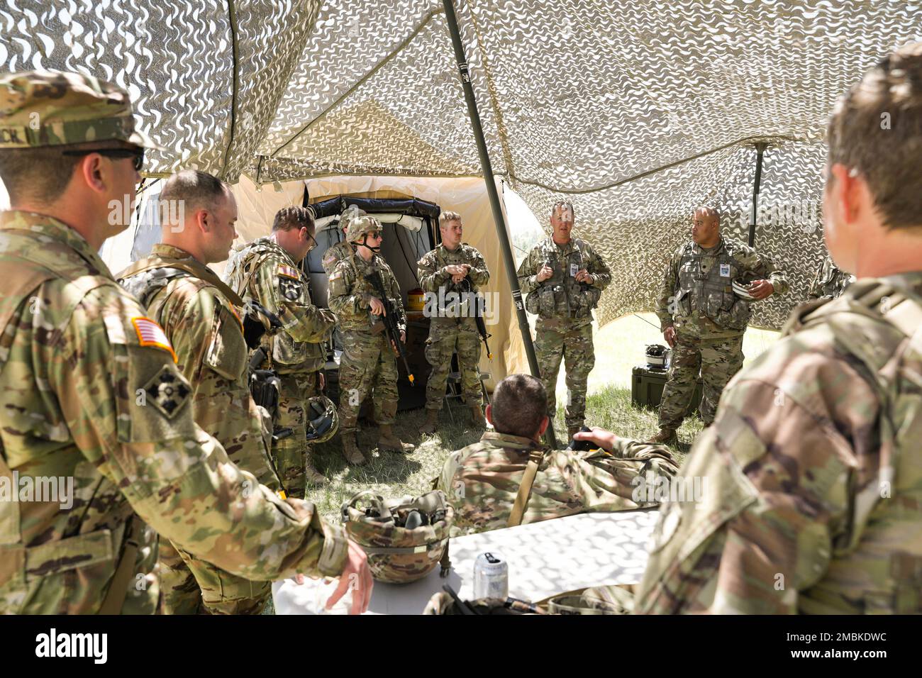 U.S. Army Maj. Waylon Skeleton with Joint Force Headquarters-South ...