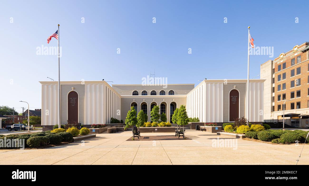 Albany, Georgia, USA - April 19, 2022: The Albany Dougherty Judicial ...