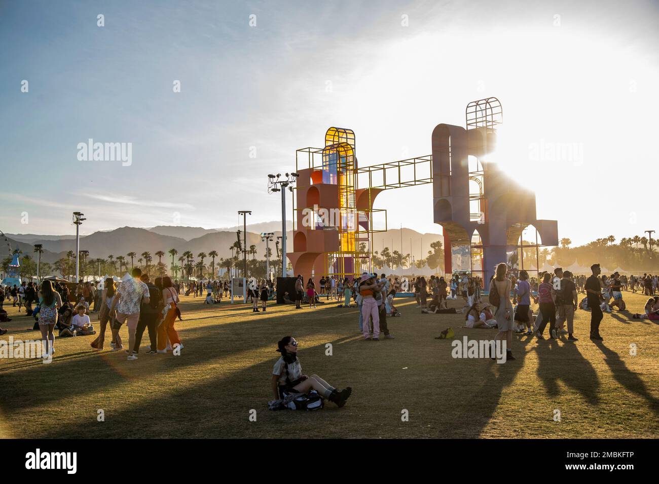 Festivalgoers are seen at the Coachella Music & Arts Festival at the ...