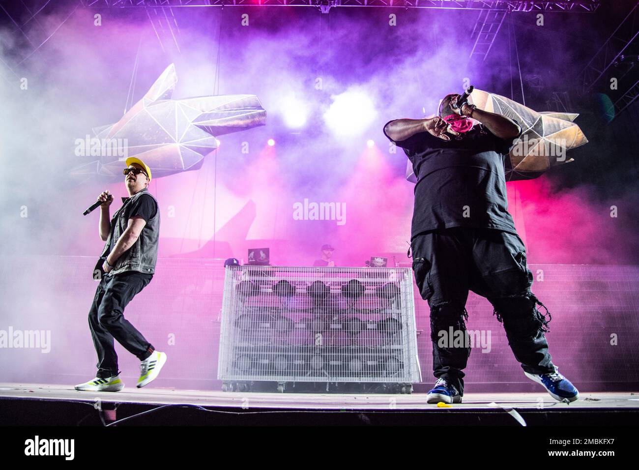 El-P, left, and Killer Mike of Run The Jewels perform at the Coachella ...