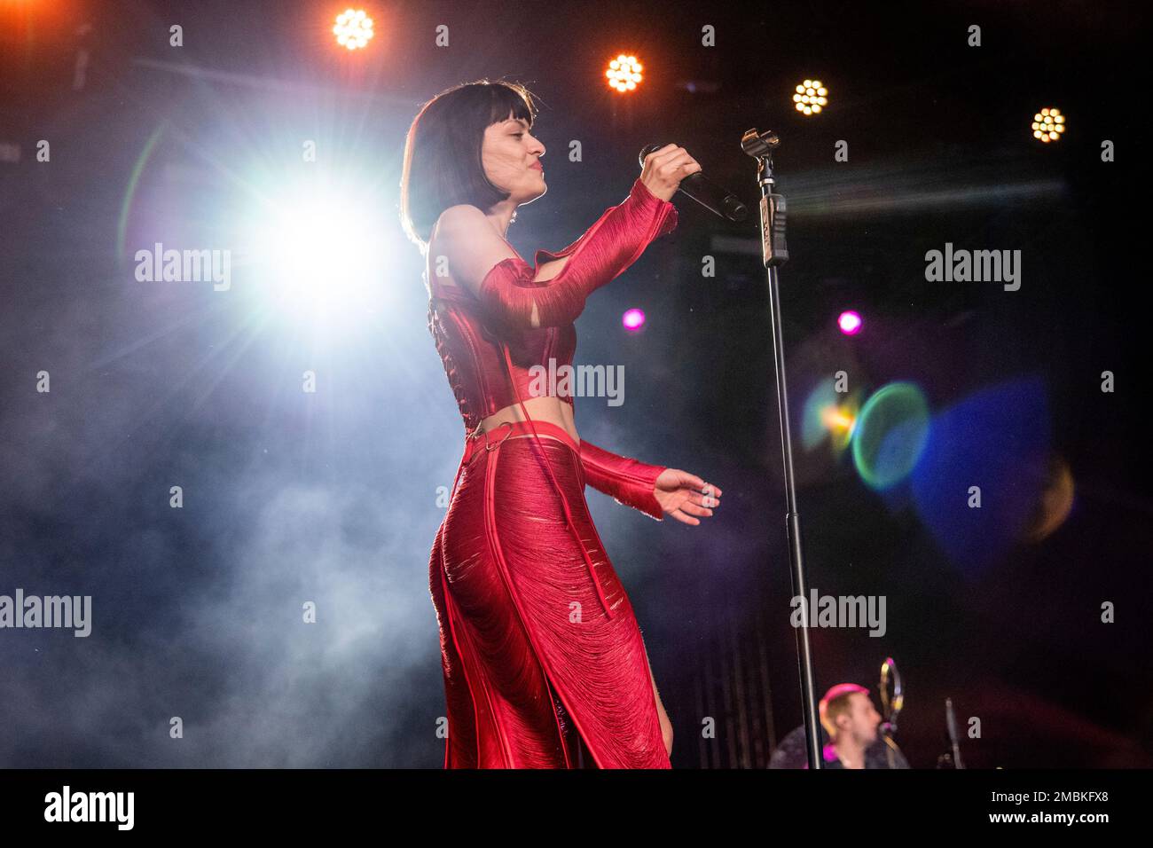 Maria Zardoya of The Marias performs at the Coachella Music & Arts ...