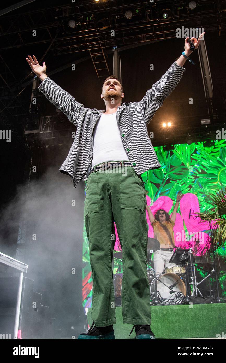 Still Woozy performs at the Coachella Music & Arts Festival at the ...