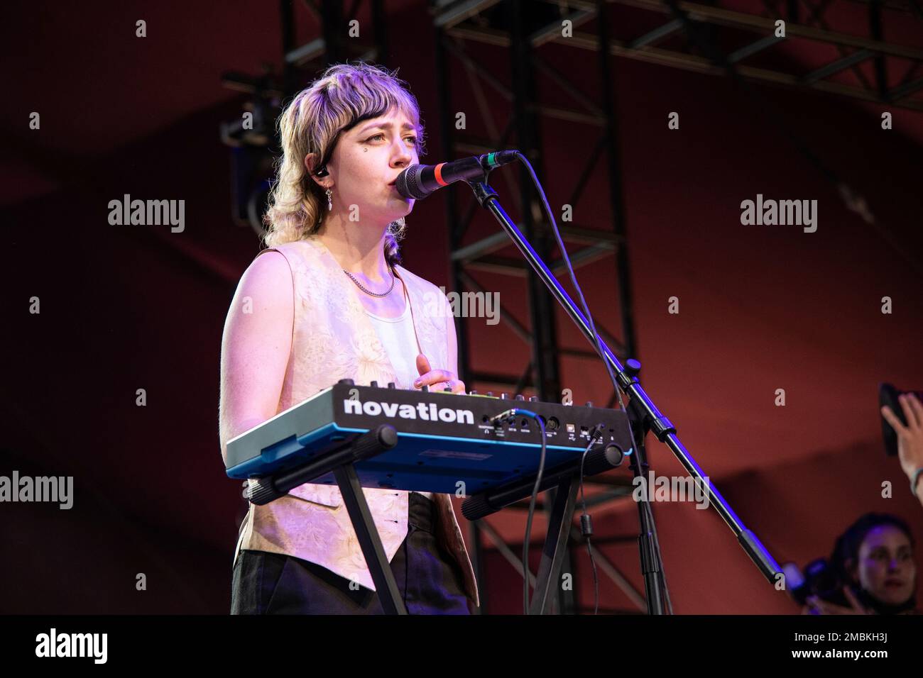 Brooke Dickson of The Regrettes performs at the Coachella Music & Arts ...