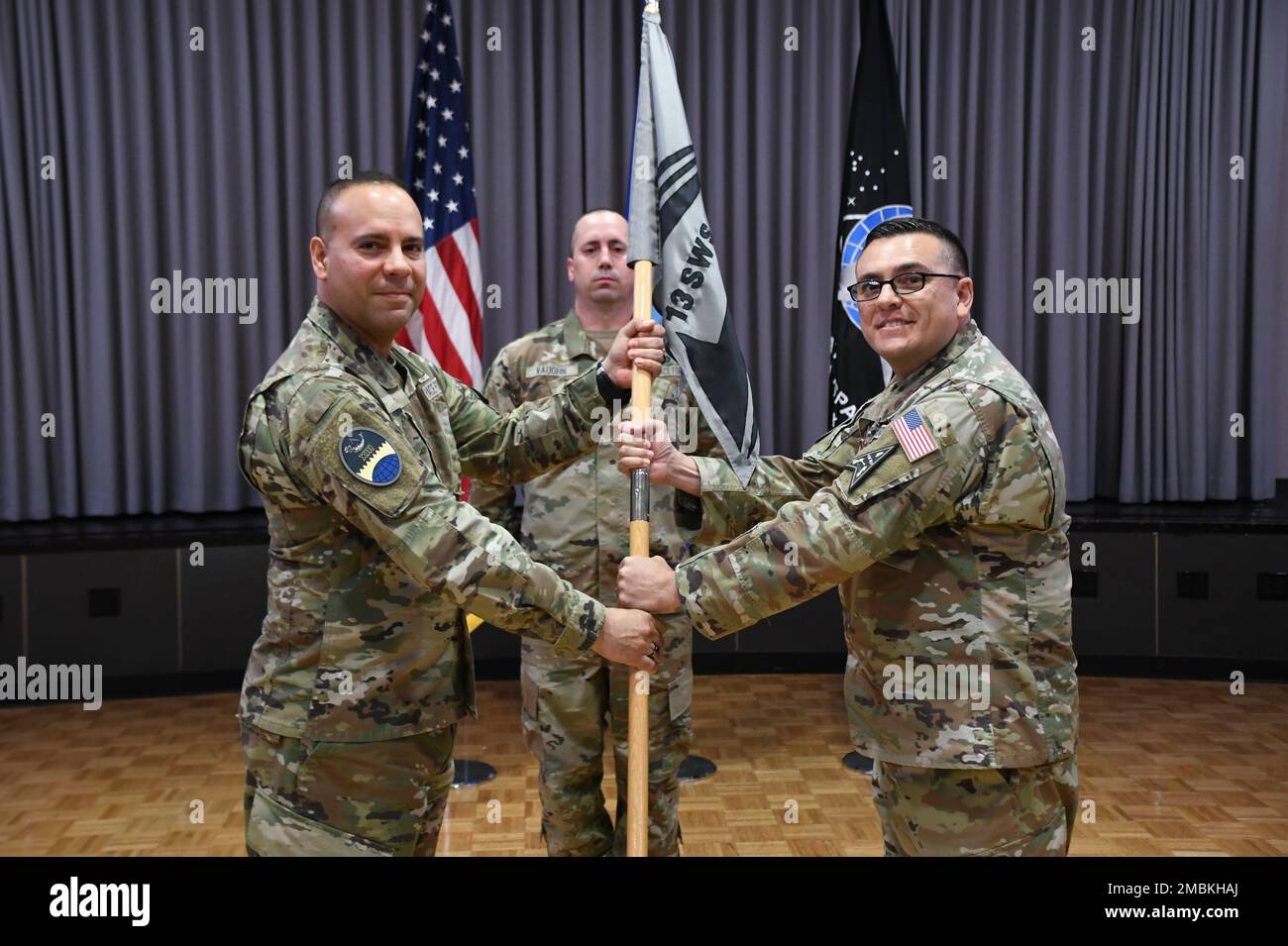 Lt. Col. William Hassey, outgoing 13th Space Warning Squadron commander ...