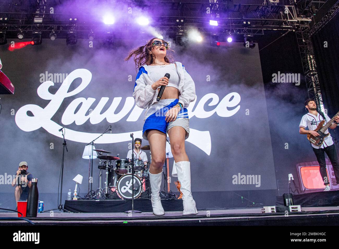 Gracie Lawrence of Lawrence performs at the Coachella Music & Arts ...