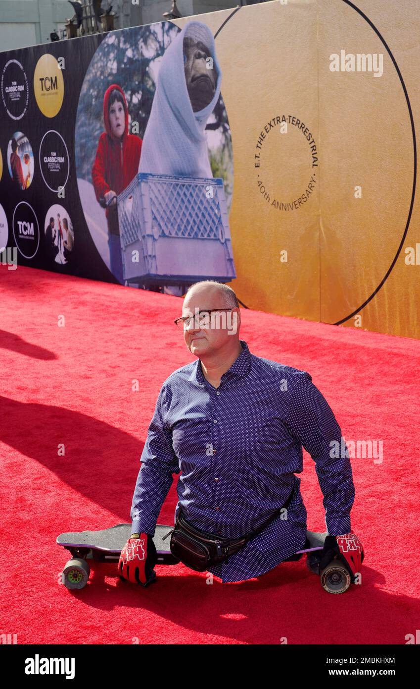 Matthew De Meritt, one of the performers who gave the E.T. character ...