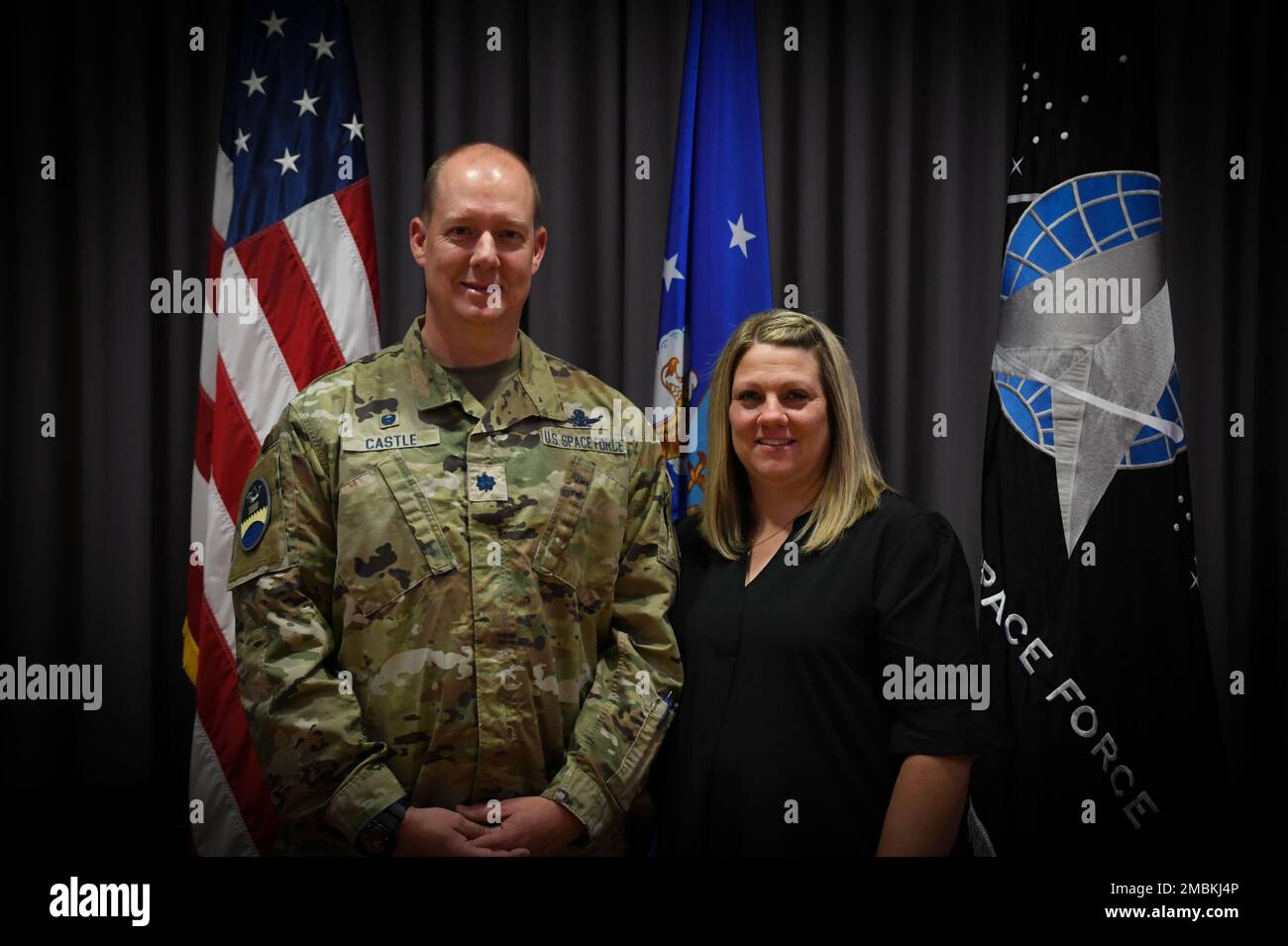 Lt. Col. Christopher Castle, 13th Space Warning Squadron commander ...