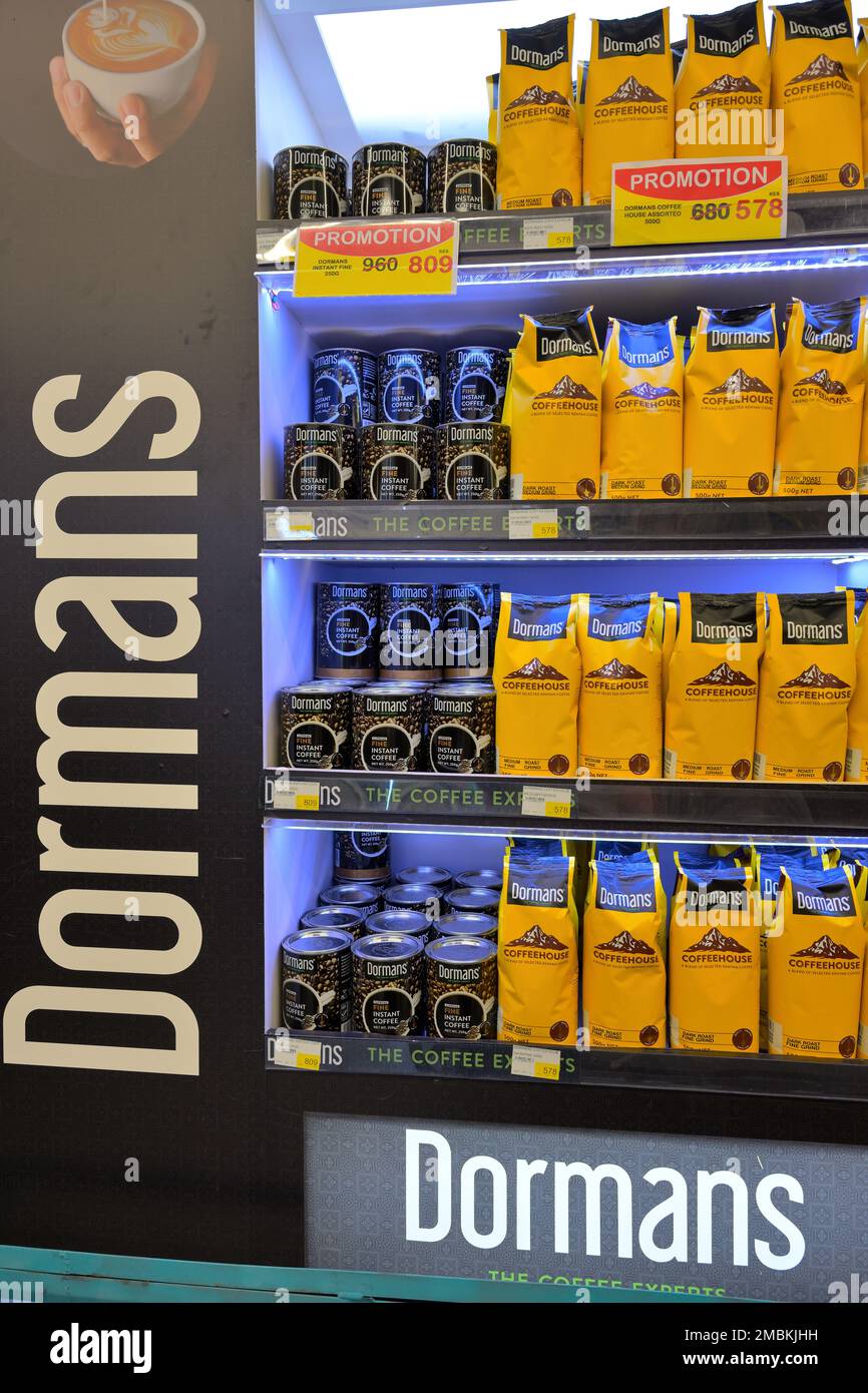 Dormans Coffee variety at the Carrefour Village Market, Nairobi KE ...